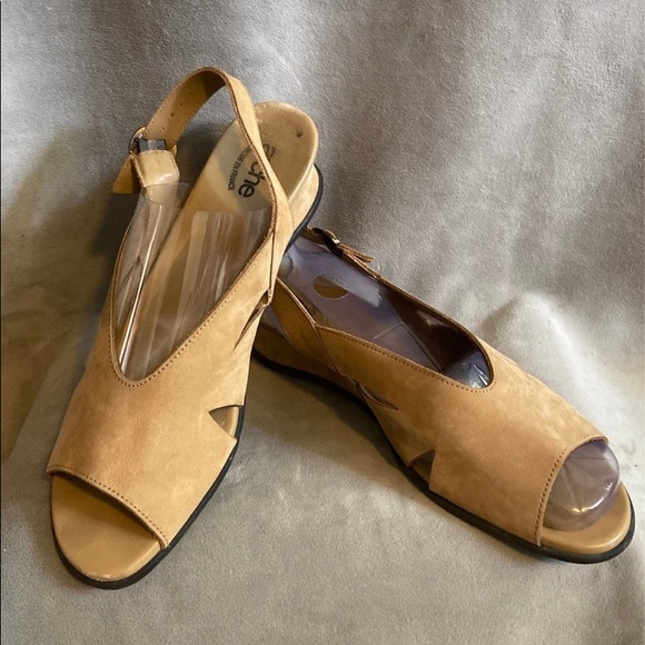 Arche | Shoes | Arche France Nubuck Slingback Sandals Eu 42us 1 | Poshmark